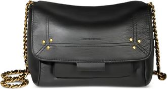 Jerome Dreyfuss S Lulu Schultertasche mit Kettenriemen - Schwarz