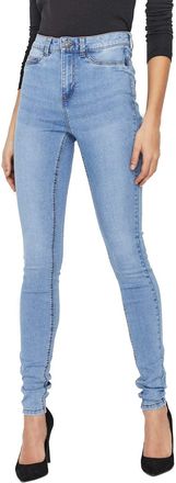 Noisy May Noisy May NOS DE Damen Nmcallie Hw Vi059lb Noos Skinny Jeans, Blau(blaulight Blue Denim), 30W / 34L EU