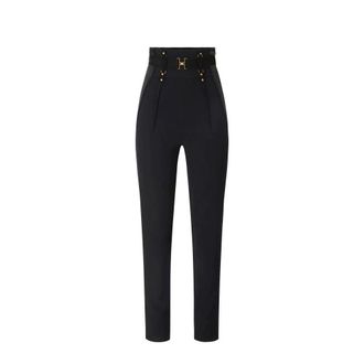 Elisabetta Franchi Damen, Hosen, Schwarzk, SGr&ouml;&szlig;e
