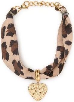 Au Printemps Paris Bracelet l&eacute;opard avec coeur