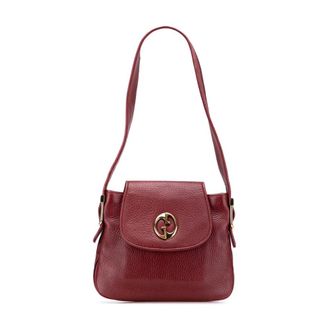 Gucci Sac bandouli&egrave;re en cuir Pre-owned - Femme - Pre-owned - Rouge - Taille: ONE Size