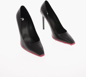 Off-white Leather Decollet&egrave; SPIKE 12cm size 36