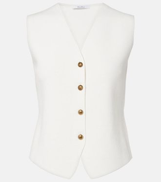 Max Mara Gilet en cr&ecirc;pe