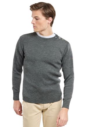 Armor Lux Herren Pull Marin Uni Fouesnant Pullover, Gris (150 Gris Chin&eacute; 150 Gris Chin&eacute;), XX-Large