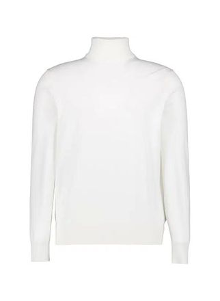 Daniel Hechter Herren Rollkragenpullover wei&szlig; unifarben