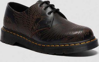 Dr. Martens 1461 Phoenix Vintage Glattleder Schuhe in Schwarz, Gr&ouml;&szlig;e: 36