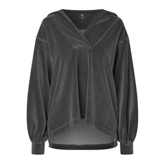 Masai Danila Jersey Top - - Sweatshirts & Hoodies - Damen - Grau - L