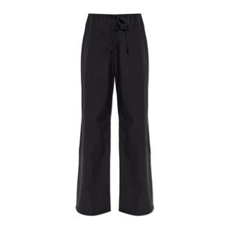 Matteau Drawcord Pant - - Trousers - Damen - Schwarzk - L