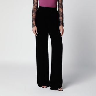 Valentino Schwarze Hose aus Viskosemischung
