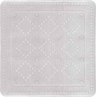 Kleine Wolke 0221923002 Duscheinlage Arosa, 55 x 55 cm, m&ouml;we, Grau