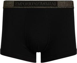 Emporio Armani Lot de 2 boxers &agrave; bande paillet&eacute;e