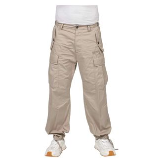 Dsquared2 Homme, Pantalons, Beige, Taille: S Pantalone Light Cotton Utility Wide