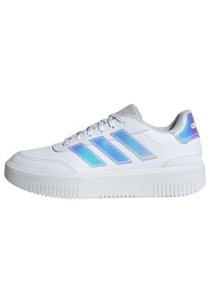 adidas Adidas Damen COURTBLOCK Shoes, FTWR White/FTWR White/Clear pink, 38 2/3 EU