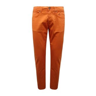Siviglia Vintage Denim Hose mit Italienischem Stil - - Trousers - Herren - Orange - W33
