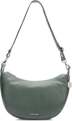 Mandarina Duck Mellow Leather Hobo, Femmes, Pin Vert