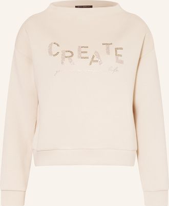 Betty Barclay Sweatshirt Mit Schmucksteinen Und Pailletten beige