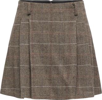 Only Onlricca Life Check Mw Skirt OTW