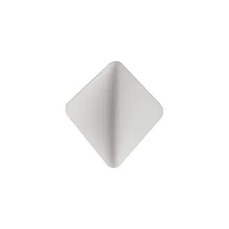 Luce-Ambiente-Design Led Wall Light Kite in White Aluminum 2x3w 4000k (Natural Light)