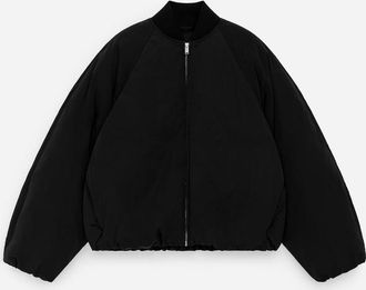 Arket Upcycled Down Cropped-Jacke -Schwarz