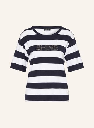 Monari Monari T-Shirt Mit Schmucksteinen blau