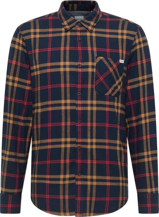 Mustang Jeans Mustang Herren Style Eastbridge Hemd, Check Navy Red 12812, M