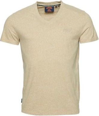 Superdry T- Shirt Lisa, Marron (Tan Brown Fleck Marl), XXL Homme