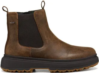 Geox Klassische Stiefeletten D Lamidie + Grip Abx D46XMD 000CL C6006 Dunkelbraun