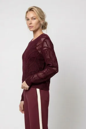 Monari Strickpullover Pullover Cornelly Regular fit mit Rundhalsauschnitt
