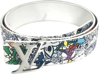 Louis Vuitton unisex, Pre-owned, Multicolore, Taille: ONE Size Ceinture en toile vintage doccasion