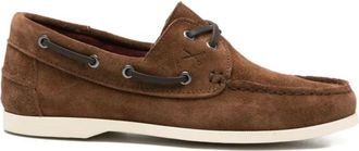 Maneb&igrave; Homme, Chaussures, Brun, Taille: 41 EU Mocassins bateau en daim Swan