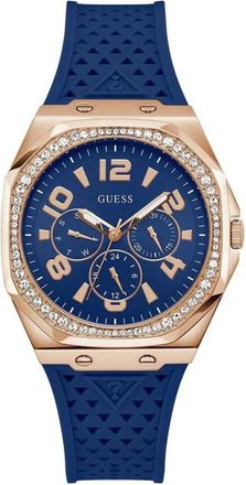 Guess Silicon Multifunktionsuhr - - Accessories - Damen - Blau - ONE SIZE