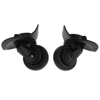 Hemoton 2 St&uuml;ck Ger&auml;uscharme Ersatzrollen f&uuml;r Koffer 360&deg; Kugelgelagerte Kunststoffrollen Langlebige Kofferrollen f&uuml;r Reisegep&auml;ck