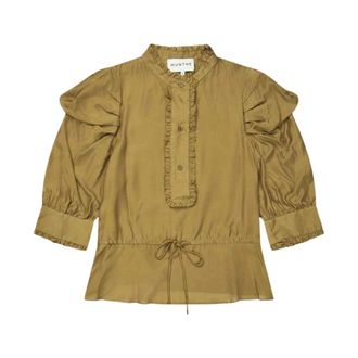 Munthe Vastu Bluse - - Blouses & Shirts - Damen - Braun - M