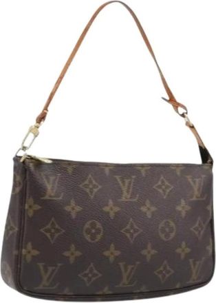 Louis Vuitton Pre-owned Vintage Monogram Pouch - Femme - Pre-owned - Brun - Taille: ONE Size
