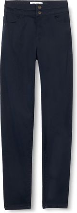 Nafnaf Damen FPOWER Skinny TH Baby Hose, BLEU Marine, 34
