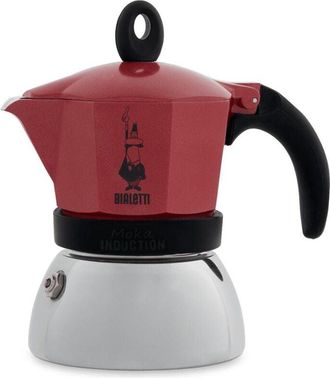 Bialetti cafetiere 4T moka induction rougen