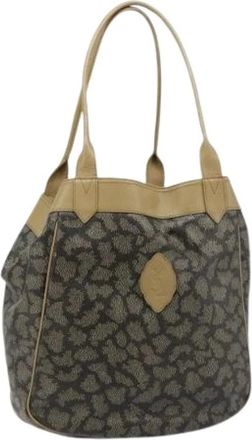 Saint Laurent Sac cabas vintage doccasion - Femme - Pre-owned - Brun - Taille: ONE Size
