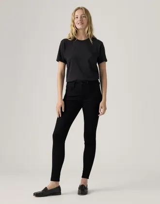 Levi's 720 jean super skinny taille haute noir