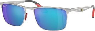 Ray-Ban unisex, Accessoires, Gris, Taille: 57 MM Rb3726M Lunettes de soleil