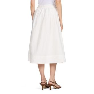 Suncoo Jupe midi ample en coton m&eacute;lang&eacute;