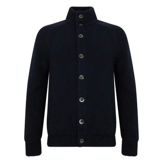 Herno Homme, Pulls, Bleu, Taille: 4XL Cardigan boutonn&eacute;