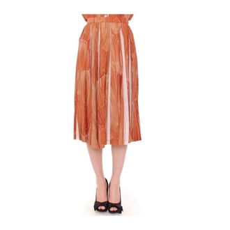Licia Florio Femme, Jupes, Orange, Taille: 40 FR Full Skirt