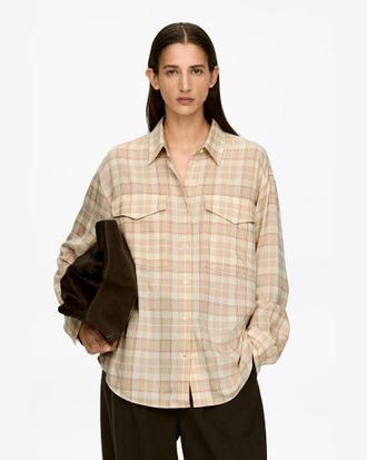 Arket Flanellhemd -Beige