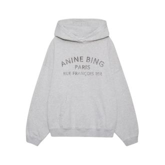 Anine Bing Femme, Sweatshirts et sweats &agrave; capuche, Gris, Taille: 38 FR Harvey SweaT-shirt