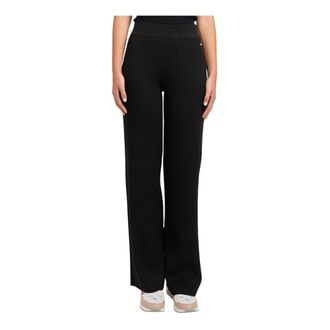 A|X Armani Exchange Femme, Pantalons, Noir, Taille: 42 FR AX Regular Fit Pantalons