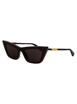 Bottega Veneta Womens Sunglasses Bv1446s Grey Acetate