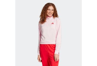 adidas Sweatshirt ESSENTIALS COLOR POP FRENCH TERRY CROP QUARTER-ZIP ORIGINALS