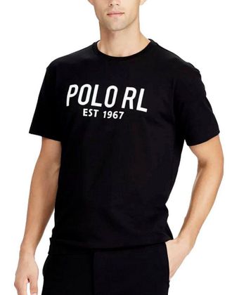 Ralph Lauren Polo Ralph Lauren Print-Shirt Herren Retro Est 1967 Classic-Fit Logo-Print