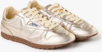 Autry durchsuchten glänzende Turnschuhe - Silber