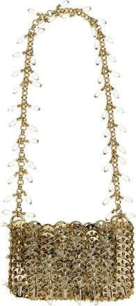 Paco Rabanne Femme, Sacs, Jaune, Taille: ONE Size 1969 Nano Crystal Shoulder Bag